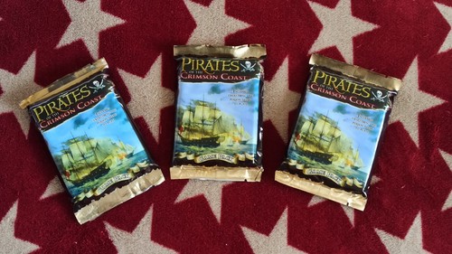 Wizkids Pirates CSG of the Crimson Coast lot of 3 unopened booster ...