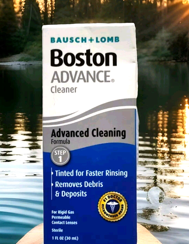 bausch + lomb Boston step 1 Advance Cleaner 1oz Ridgid Gas Permeable ...