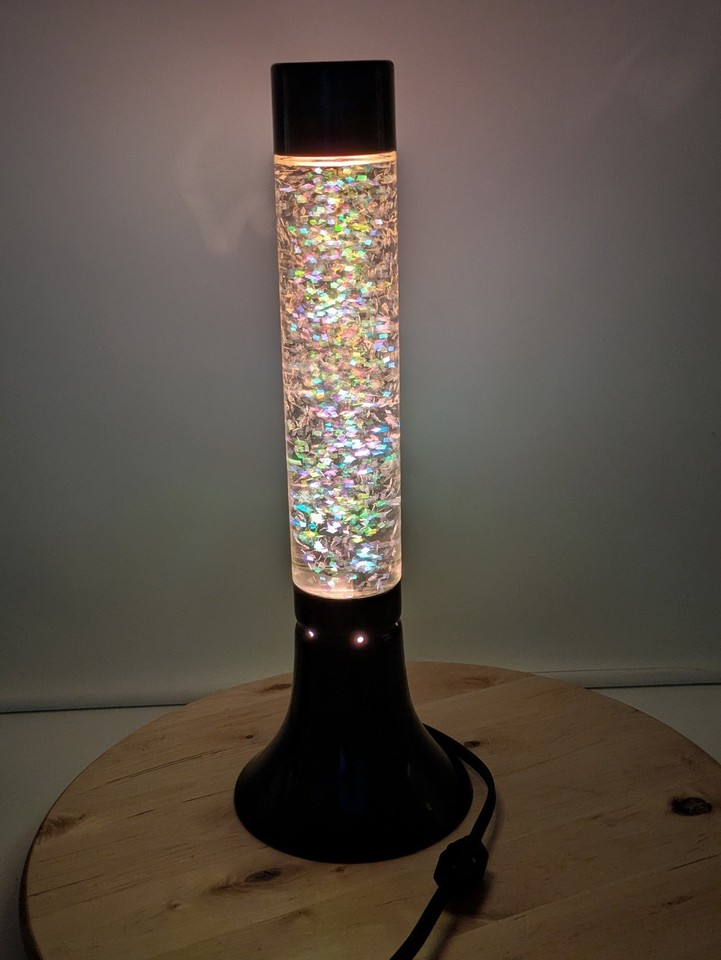 Vintage Y2K Oozy Glo" Glitter Lava Lamp Style 15” Tested Works Retro ...