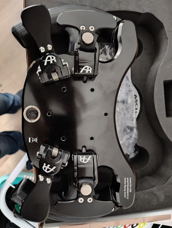 Ascher Racing F64 V1 USB Sim Wheel für Simucube, Fanatec Etc | eBay.de