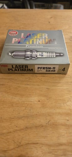 (QTY 4) NGK Laser Platinum Standard Spark Plug PFR5N-11 5838 14mm ...