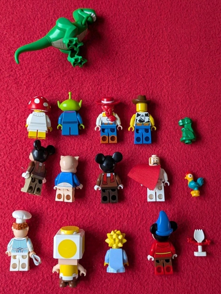 Lego Looney Toons Simpsons Disney Minifigure Bundle Toy Story Mario ...