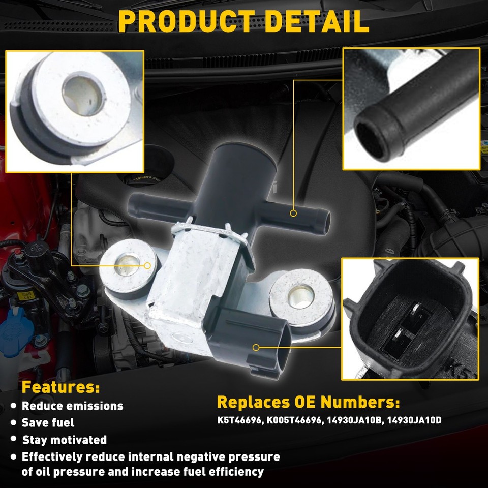 Vapor Canister Purge Solenoid Valve For Nissan Altima Murano Maxima ...