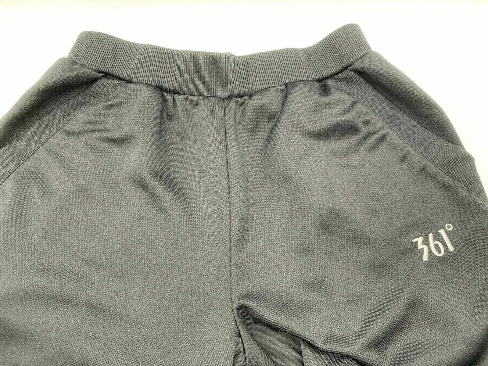 361 Degrees Mens Medium Black Athletic Lounge Pants Track Sports ...
