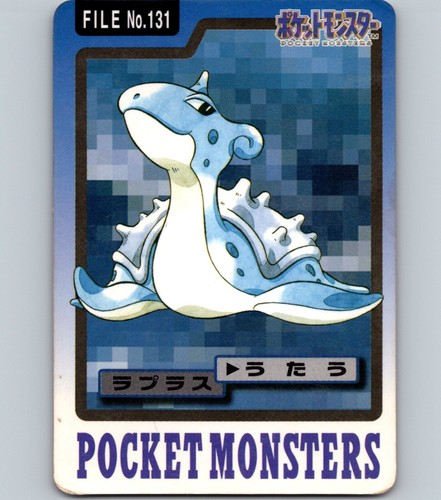 Pokemon Card Japanese - Lapras No. 131 - Bandai Carddass | eBay
