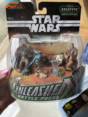Star Wars Unleashed Battle Packs Kashyyyk & Felucia Heroes Aayla Yoda ...
