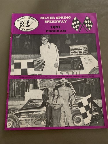 Silver Spring Speedway Program Vintage PA Racing Magazine 1981 | eBay