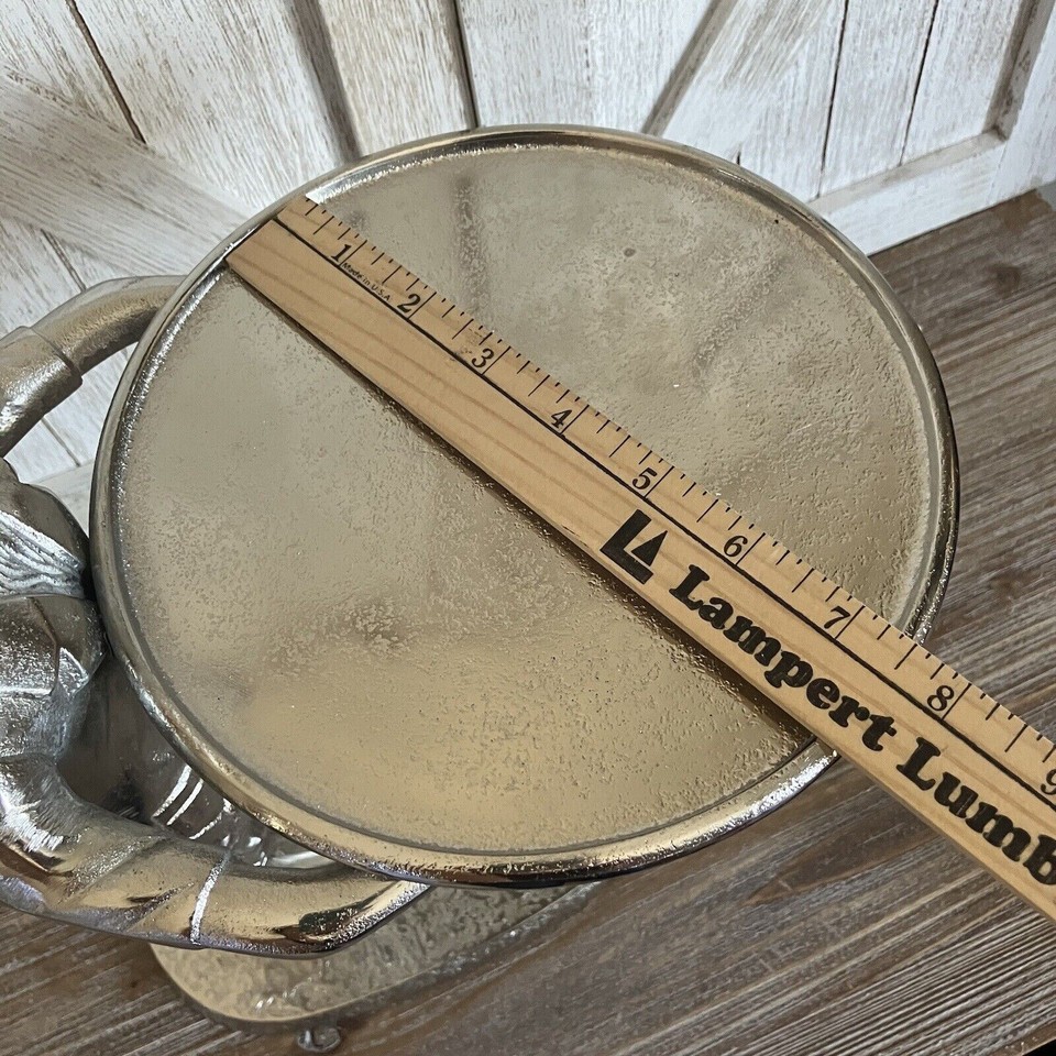 Silver Stag Butler Reindeer Deer Statue Holding Tray Sandwich Cookie ...