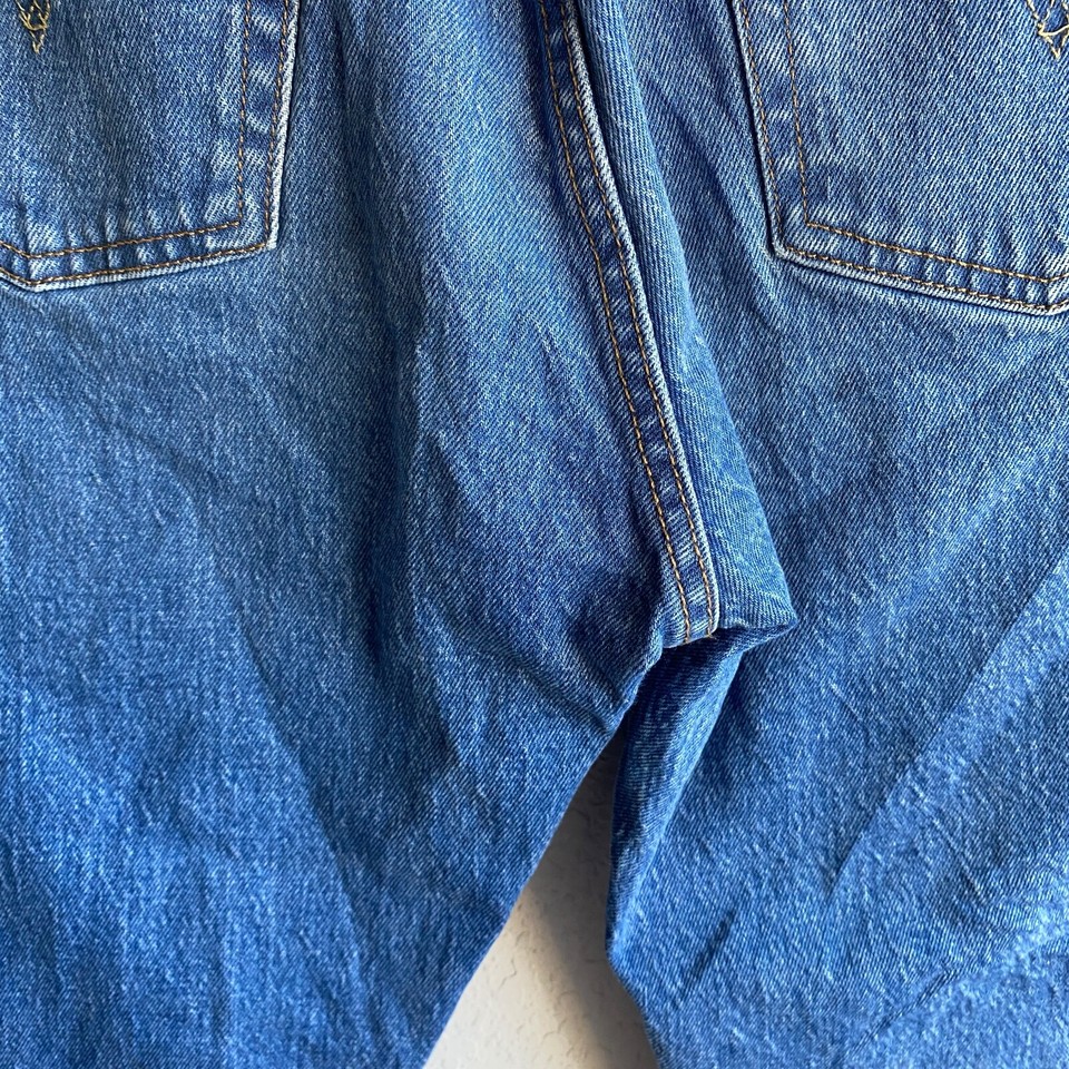 Levi's Womens 501 Jeans Size 27 Button Fly Distressed Raw Hem Pants ...