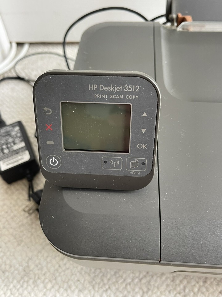 HP Deskjet 3512 Wireless Printer Scanner Copy With New Ink Cartridge ...