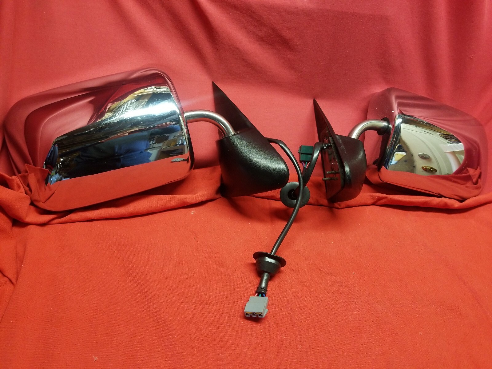 DODGE MOPAR PICKUP POWER CHROME MIRRORS 8205500-8205600 | eBay