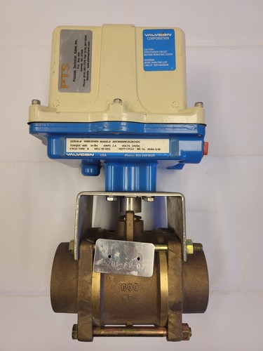 Valvcon Actuator Model: ADCW600R2S2N24DC w/ 3" Bronze Ball Valve | eBay