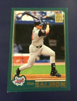 2001 Topps # 546 TIM SALMON Los Angeles Angels Baseball Card Sharp ! | eBay