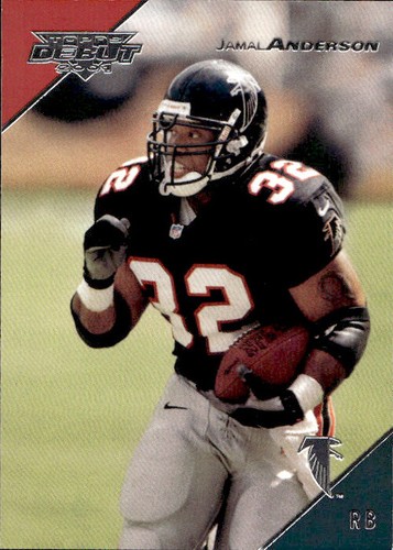 2001 Topps Debut Jamal Anderson 36 Atlanta Falcons | eBay