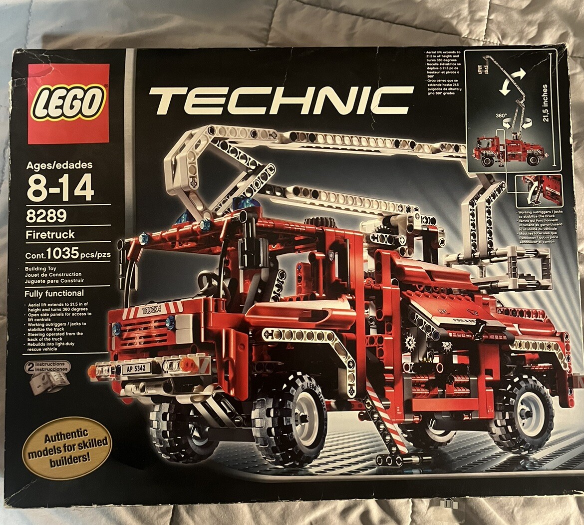 LEGO TECHNIC: Fire Truck (8289) All Bags Sealed, Retired Set ...