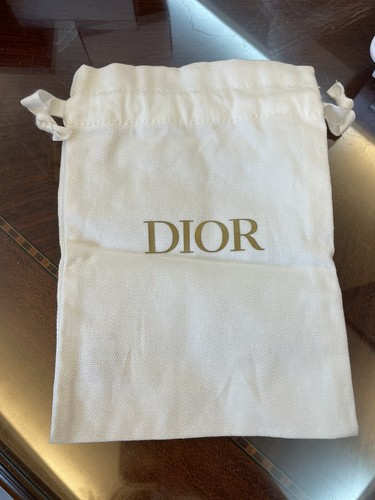 Christian Dior Drawstring bag new authentic Perfumes White Golden | eBay