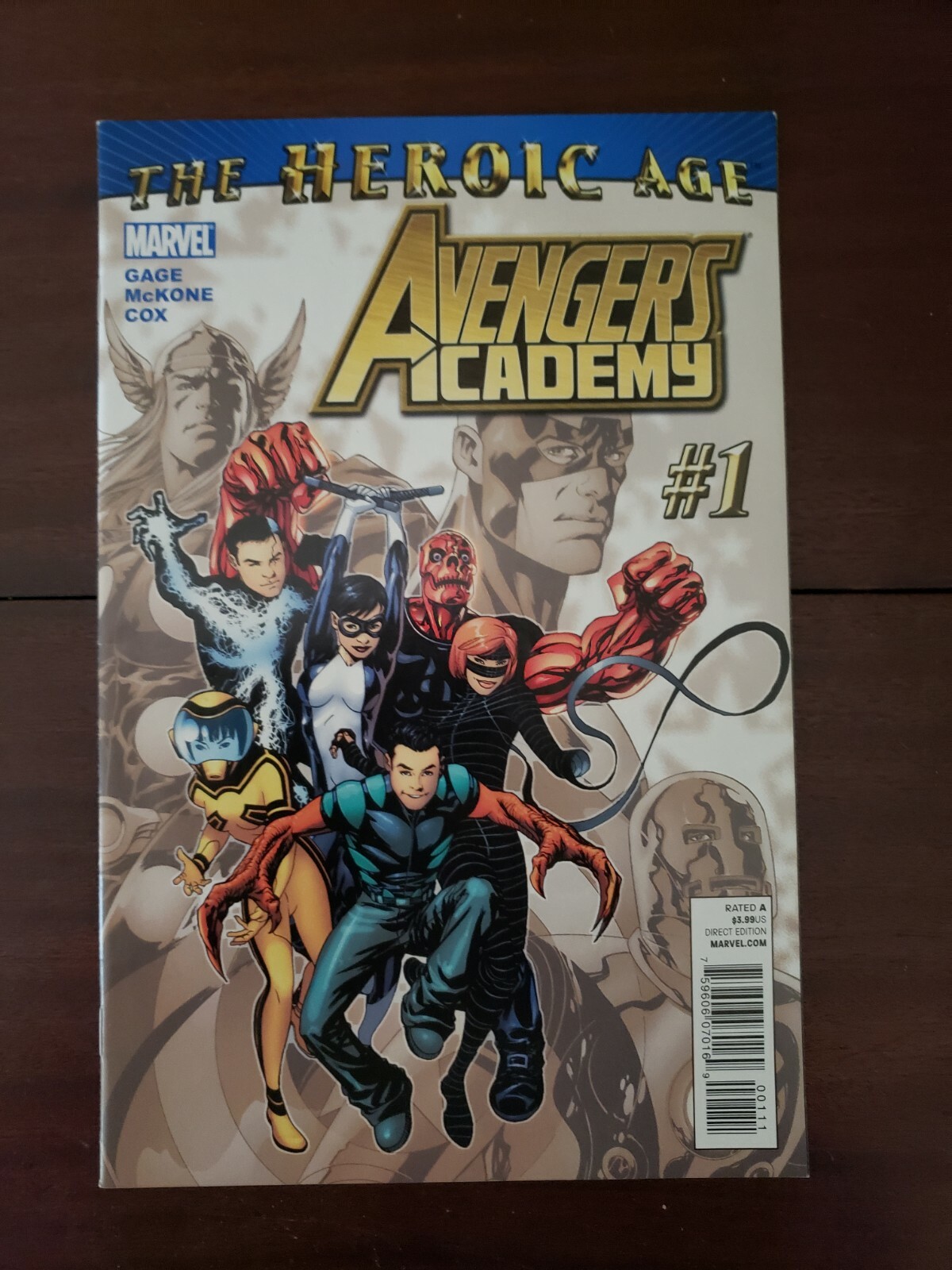 Avengers Academy #1 1st app Hazmat Mettle Veil Striker Marvel Comics ...