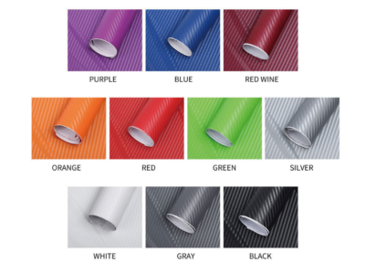 Hot 3D Carbon Fiber Matte Vinyl Film Auto Car Sheet Wrap Roll Sticker ...