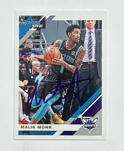 Malik Monk Autographed 2019-20 Panini Donruss #27 Trading Card ...