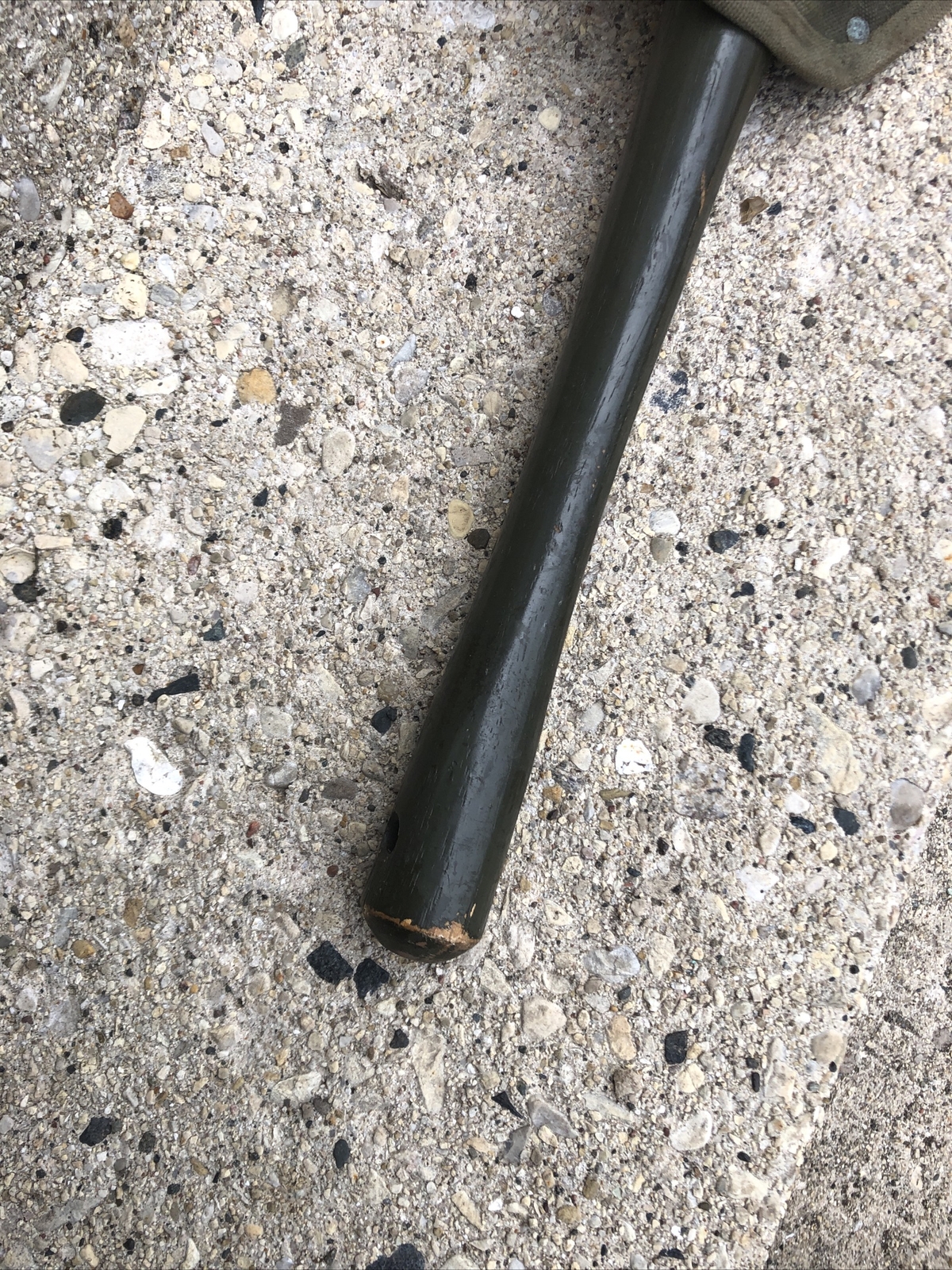 Viet nam war SHOVEL e tool with pick 1967 dated us military orig USGI ...