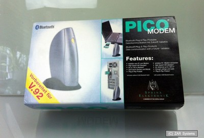 PICO Bluetooth 56K Fax-Modem, V90, analog, ohne Kabelsalat ins Web, bis ...