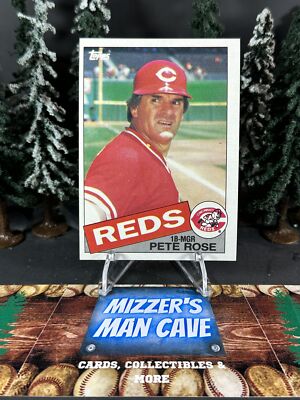 1985 Topps Baseball Pete Rose Reds Base Card 1B - MGR 600 | eBay