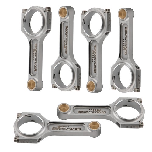 I-Beam EN24 Connecting Rod Rods For BMW 328i 528i E36 E46 M52B28 ARP ...