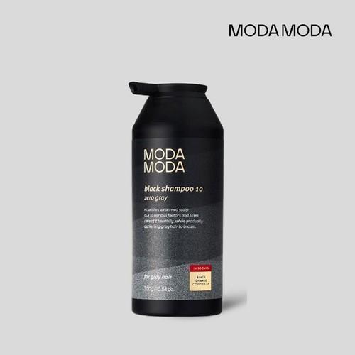 MODA MODA Black Shampoo 10 Zero Gray 300g for Gray Hair Hair Loss Care ...