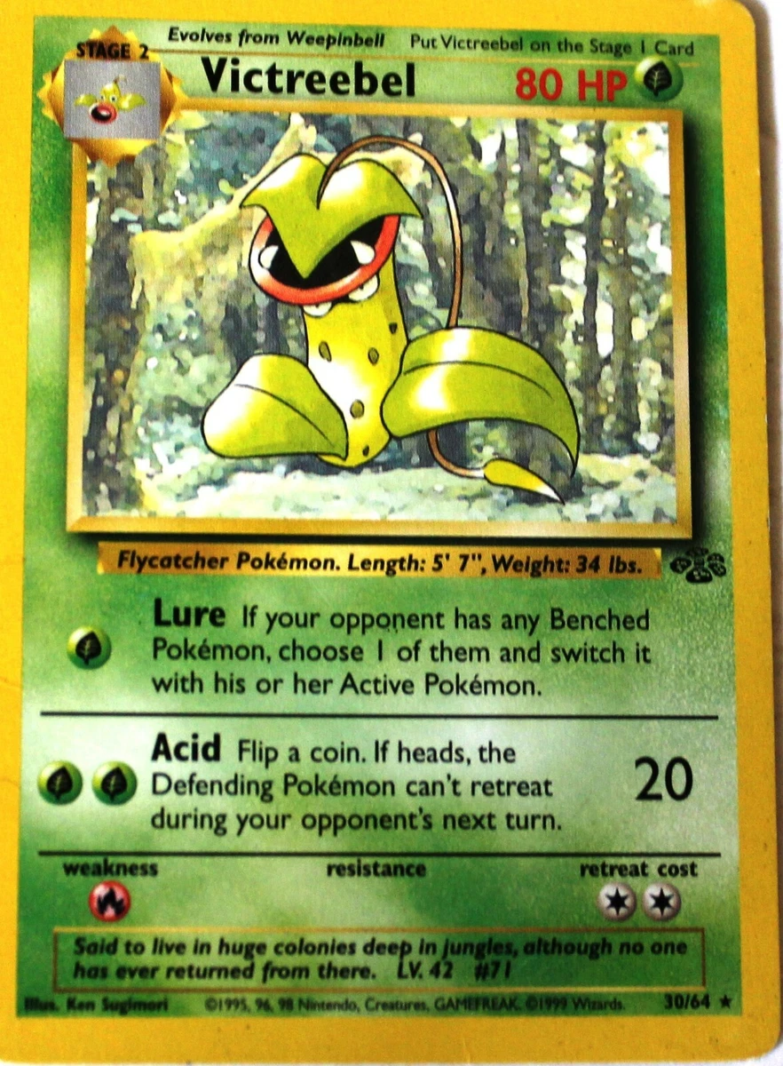 Pokemon Victreebel Card