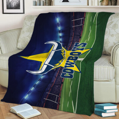 NRL New Nth Qld Cowboys Rugby League Fleece Throw Blanket | eBay Australia