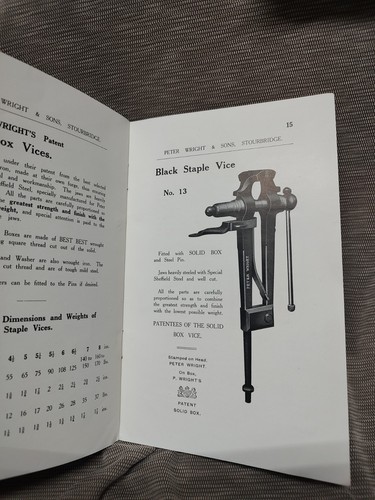 Vintage Peter Wright Anvil Book | eBay