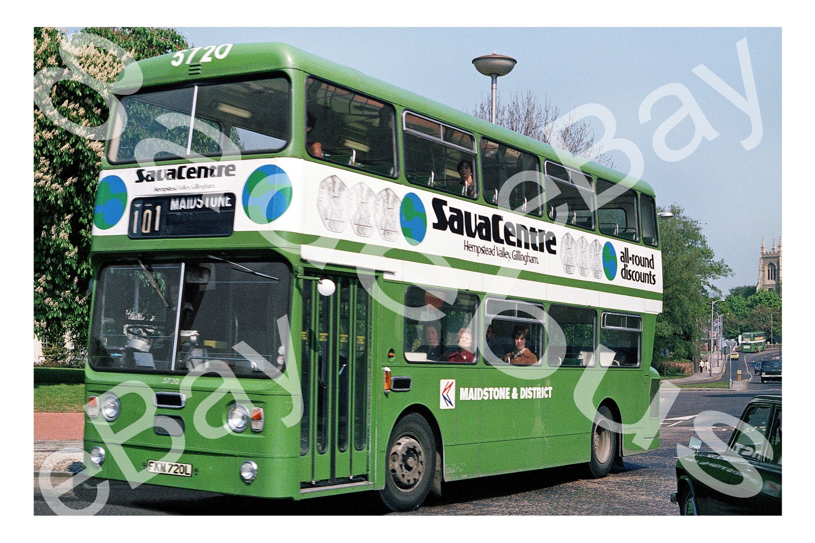 Bus Photograph MAIDSTONE & DISTRICT NBC FKM 720L [5720] | eBay UK