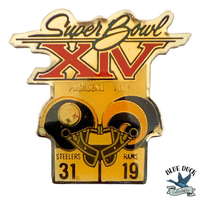 Starline Super Bowl VII - Steelers v Rams - 1980 Vintage NFL Enamel Pin ...