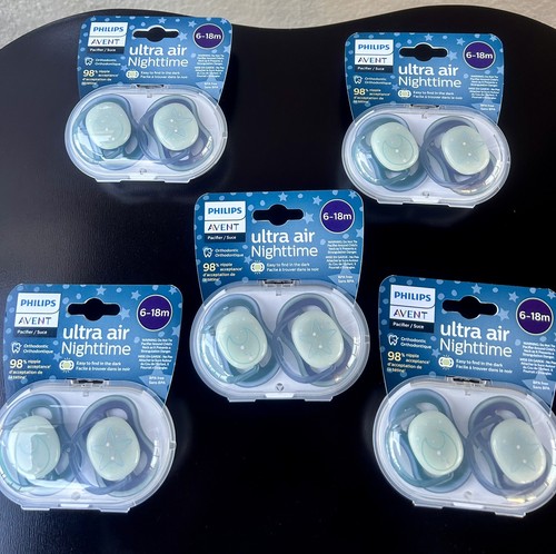 Philips Avent Ultra Air Glow in Dark Pacifiers, 2 pk in Sterile case ...