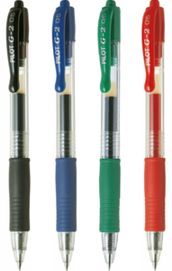 Pilot G2 05 Retractable Gel Ink Rollerball Pen | 0.5mm | All Colours ...