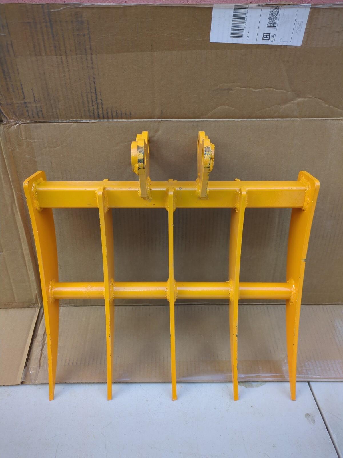 Rock Brush Root Rake Attachments For 1Ton Mini Excavator Small Digger ...