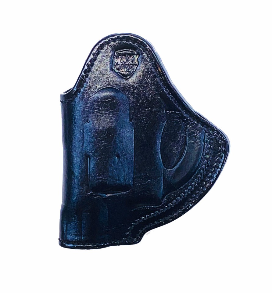 Max Carry Black Leather IWB Revolver Holster for 6 Shot 3 Inch Barrel ...