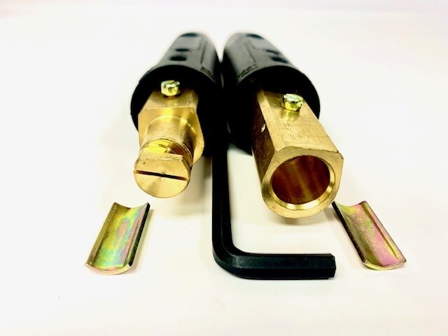 Welding Cable Connector 2-MPC Tweco Compatible Male & Female 1/0-2/0 ...