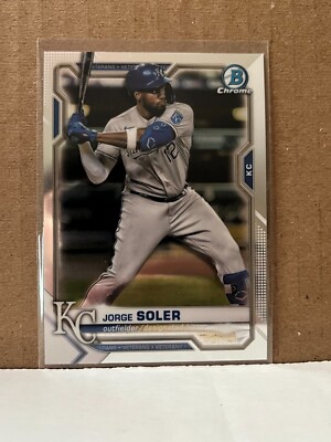 Jorge Soler 2021 Bowman Chrome Card | eBay