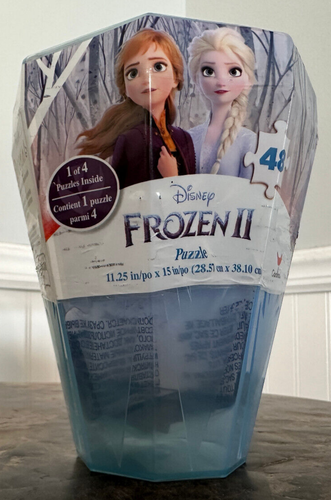 NEW Disney Frozen 2 Surprise 48 piece Puzzle 6" Plastic Gem-Shaped ...