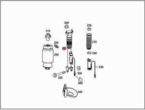 Genuine MERCEDES W166 X166 GL-CLASS X166 Shock absorber 1663202630 | eBay