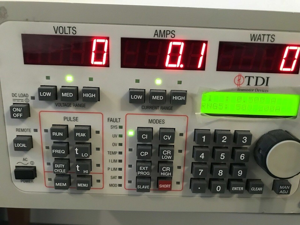 TDI Dynaload RBL488 100-300-2000 DC Electronic Load w/GPIB 100% ...