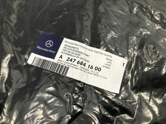 MERCEDES Glb-class Reversible Mat Genuine OEM 2020 A2476841600 for sale ...