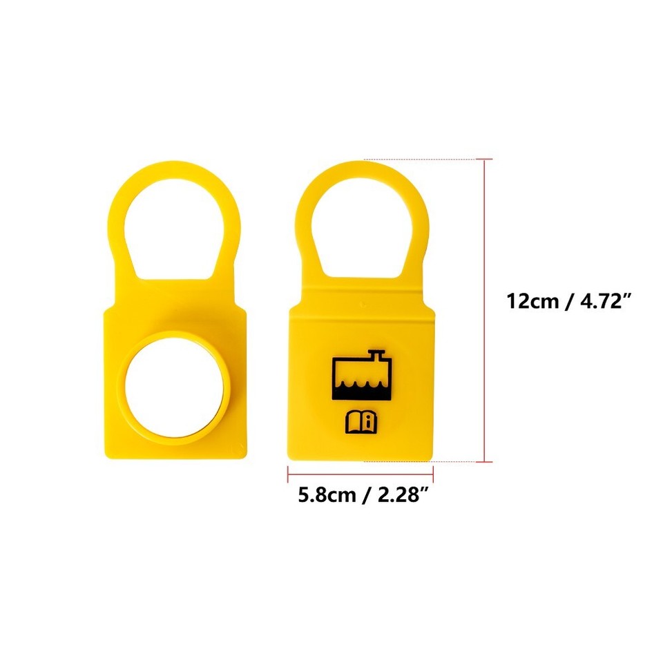 2x 52079331 Coolant Radiator Reservoir Overflow Tank Cap for Jeep Dodge ...