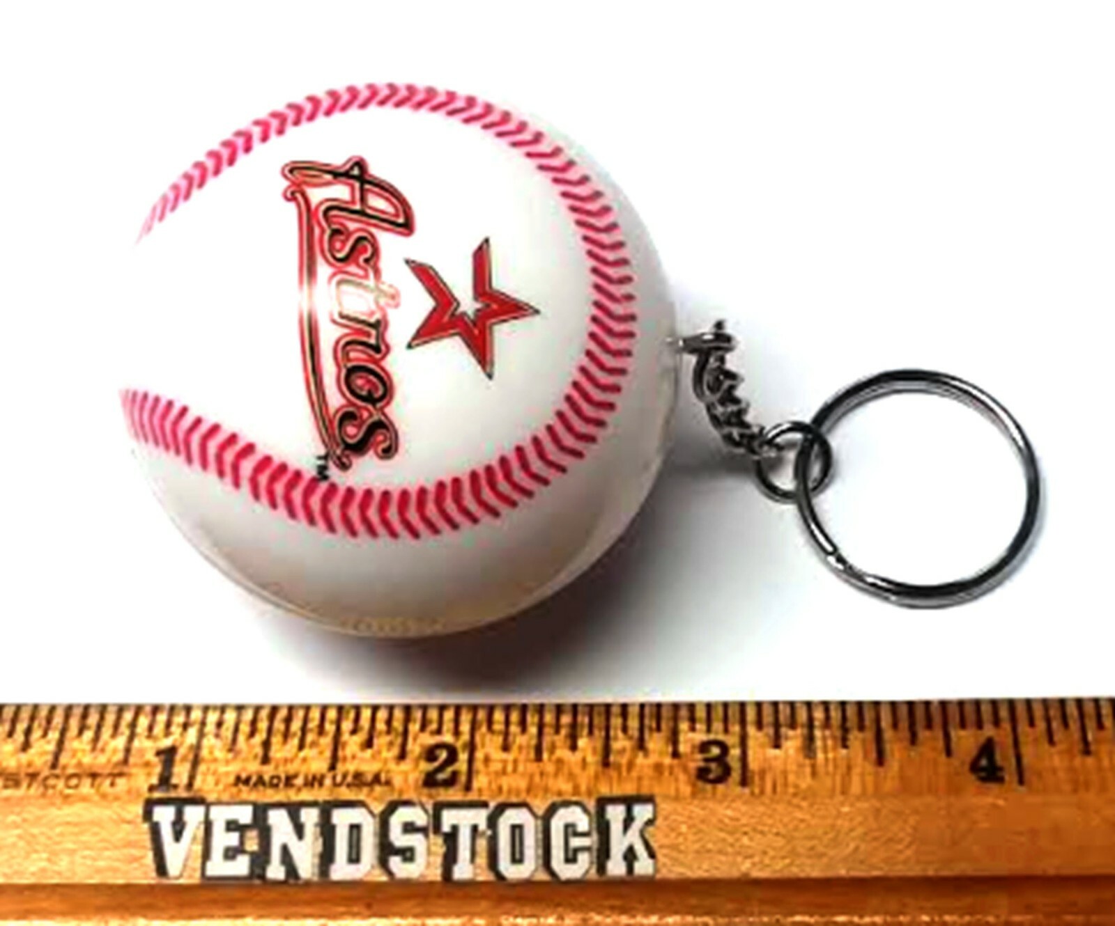 HOUSTON ASTROS KEYCHAIN BALL 2" ROUND LICENSED NEW MLB CHARM PULL | eBay