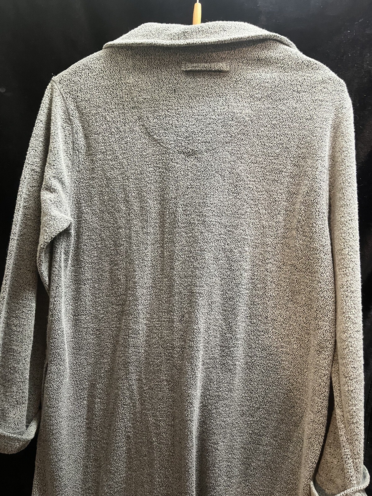 Karen Neuburger Green Gray Zip Nightgown Robe, House Coat, Pockets Size ...