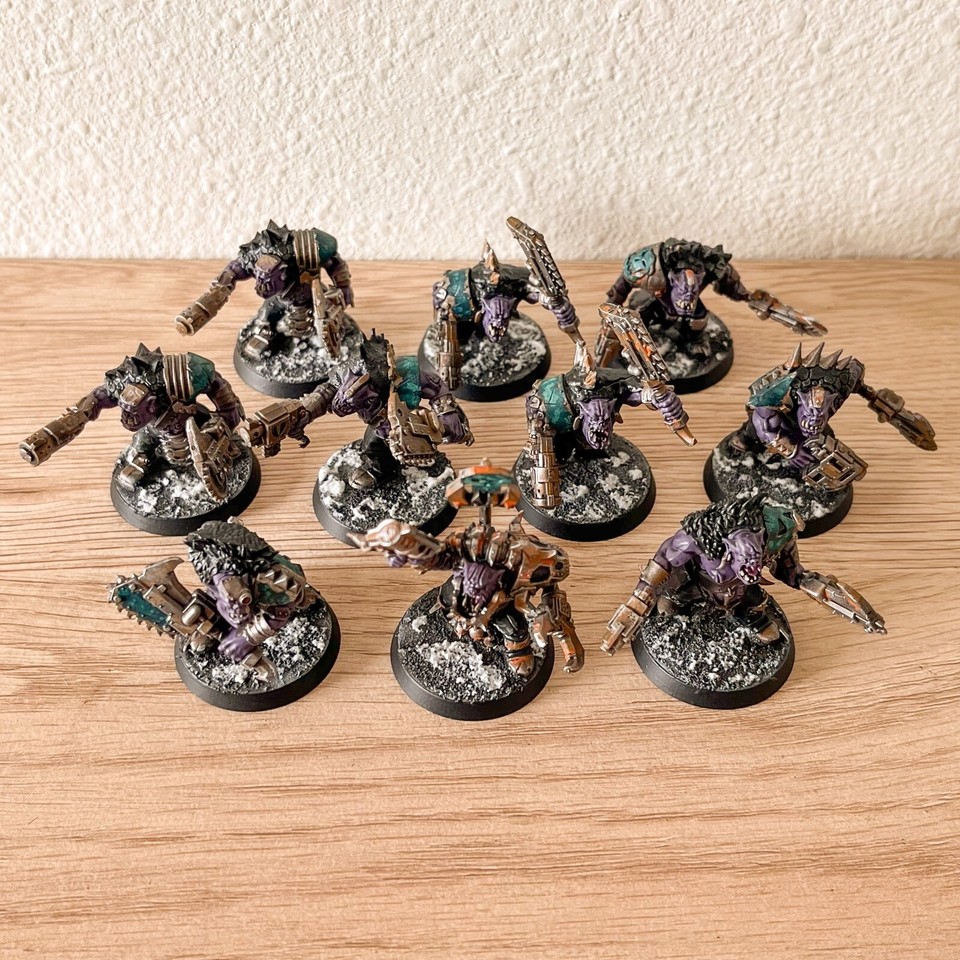 Warhammer 40k Xenos - Painted Orks Army - BoxedUp (186) | eBay