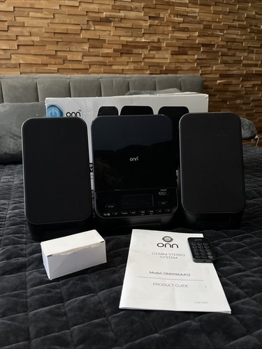 ONN Stereo System CD Player AM/FM Stereo Radio Digital BT Ond19aaa12 ...