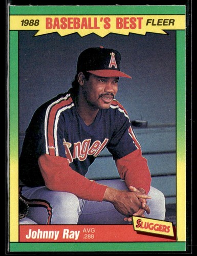 1988 Fleer Baseball's Best Sluggers vs. Pitchers #31 Johnny Ray Card ...