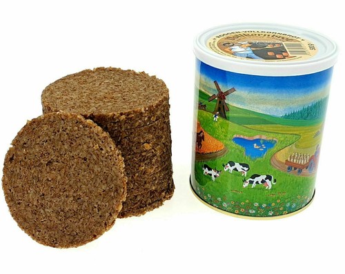 0.5kg Brown Bread Whole-Grain CAN Emergency Army Food Ration Meal ...